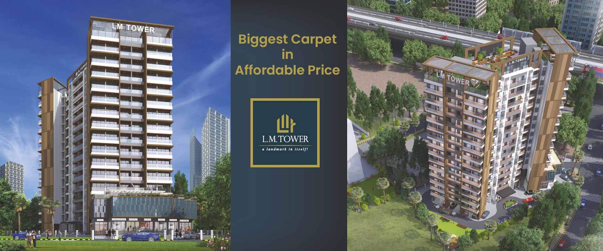 L M Tower in Bhiwandi Luxury 1, 2 BHK Apartments For Sale