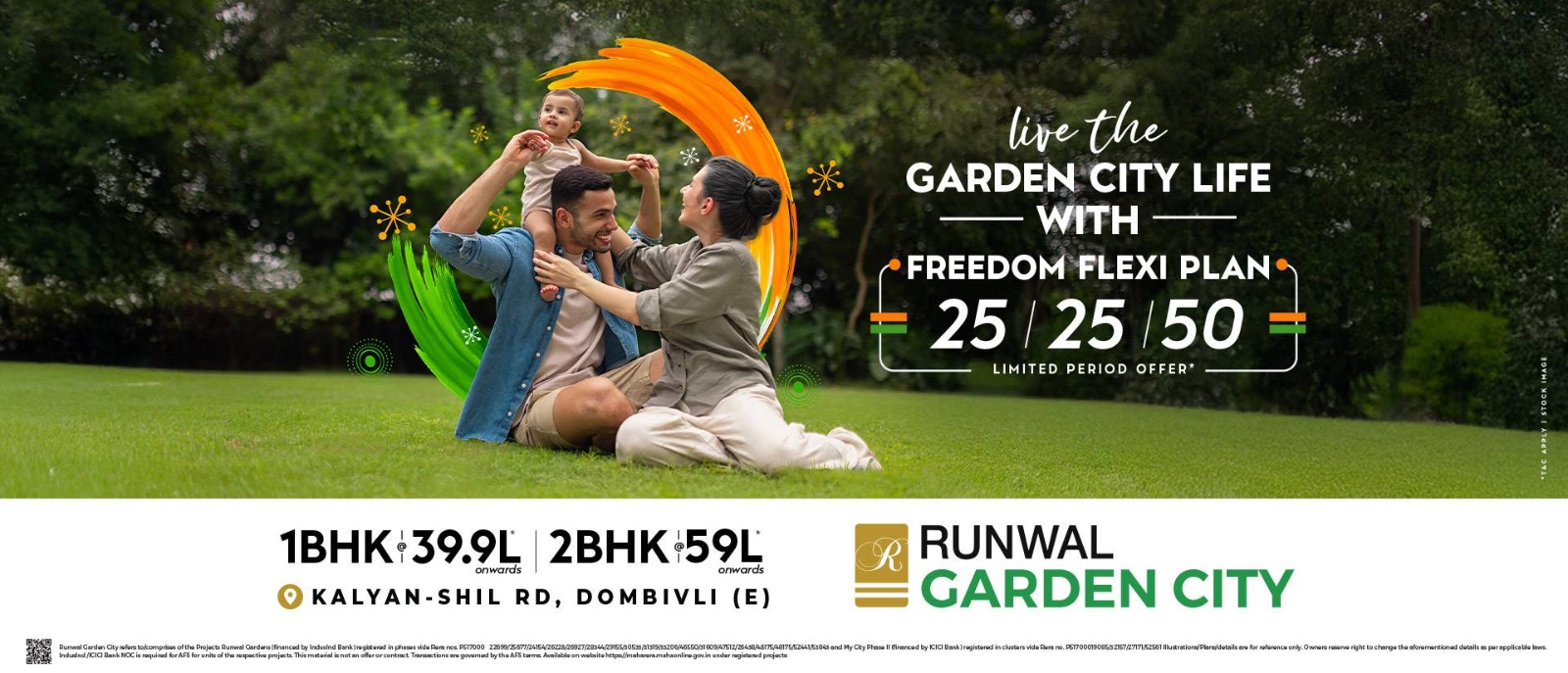 Runwal Garden City 1, 2 ,3 BHK Flats For Sale At Dombivli