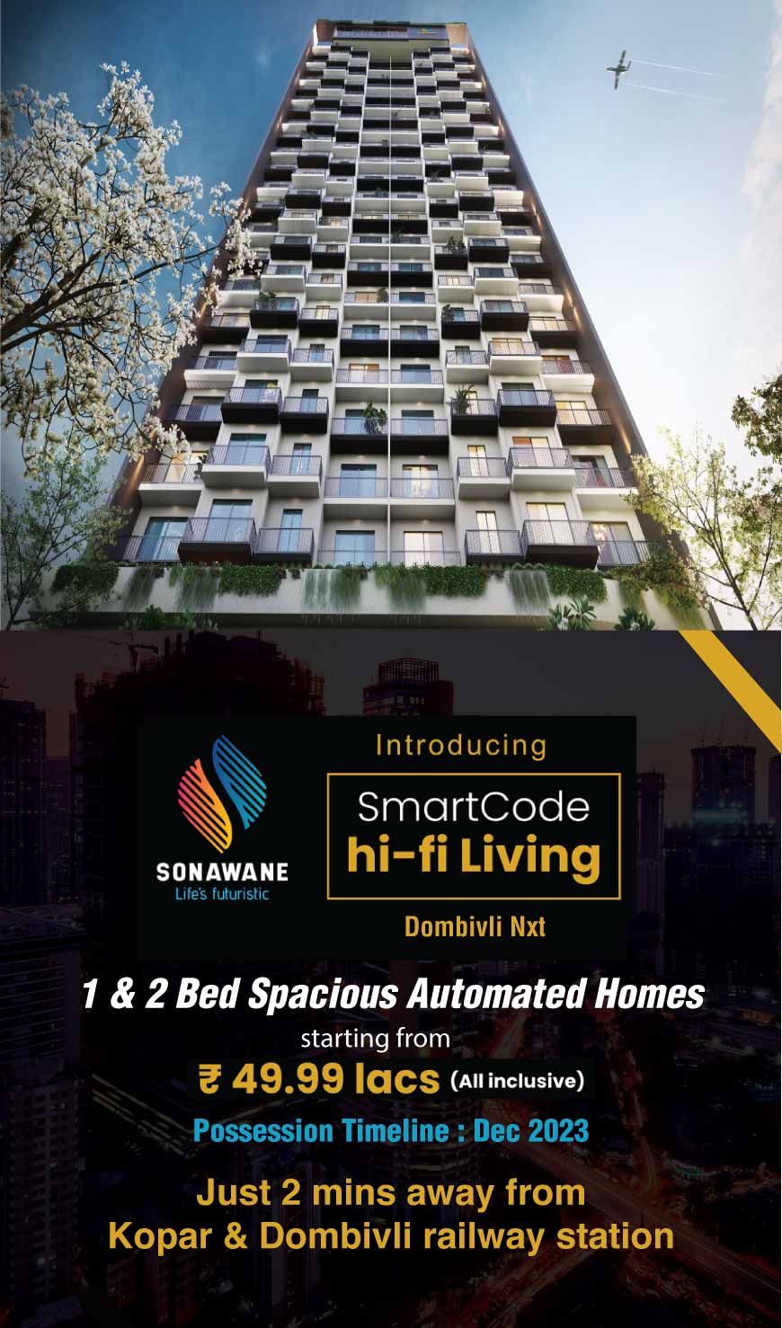 SmartCode Hi-Fi Living Lavish 2 BHK Flats in Dombivli