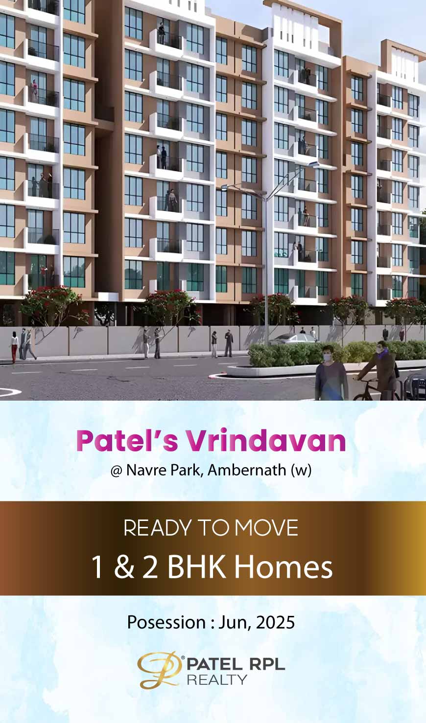 Patel Vrindavan Ready To Move 1,2BHK Flats In Ambernath West